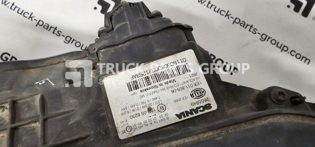 Scania headlight S line EURO 6, lamps 2674390, 2379882, 2655848 ...