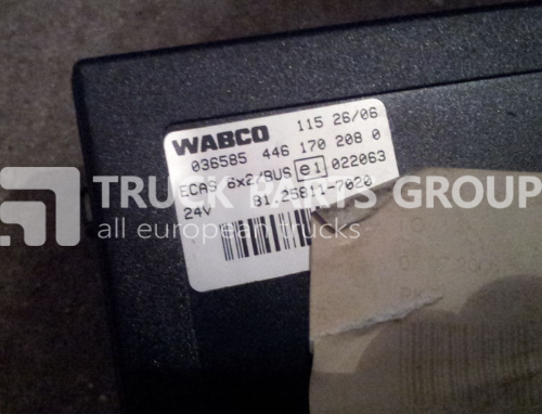 MAN TGX, TGS EURO5, EURO6 emission ECAS control unit, air suspension ...