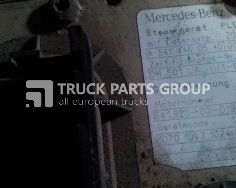 MERCEDES-BENZ Actros engine computer PLD, EDC, ECU, MR control unit ...