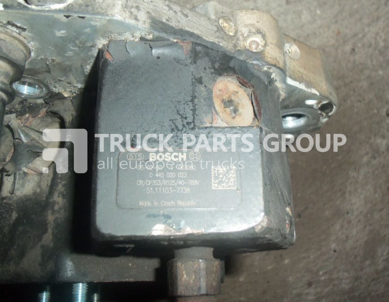 MAN TGA, TGX, TGS, TGL, TGM high pressure fuel pump, EURO 3, EURO 4 ...