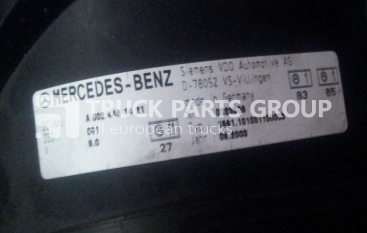 MERCEDES-BENZ actros MP2, MP3 instrument panel, INS electronic ...