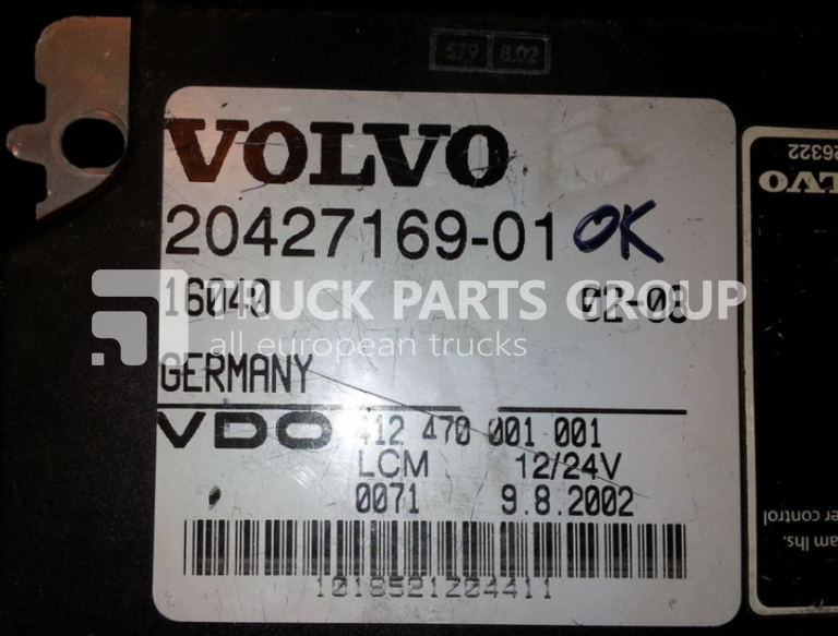 VOLVO LCM unit, SLCM lightning unit, EDC, ECU, 20815236, 21043961, 204 ...