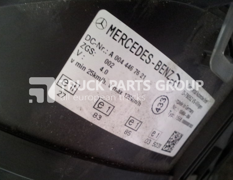 MERCEDES-BENZ actros, MP2, MP3 EURO3, EURO4, EURO5, instrument panel ...