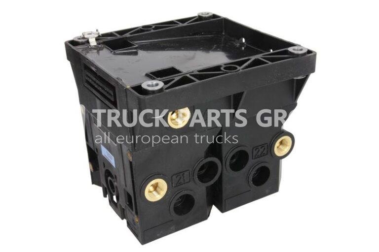 Electronic control unit (ECU) , Modulator relay valve (EBS MRV), EB+ ...